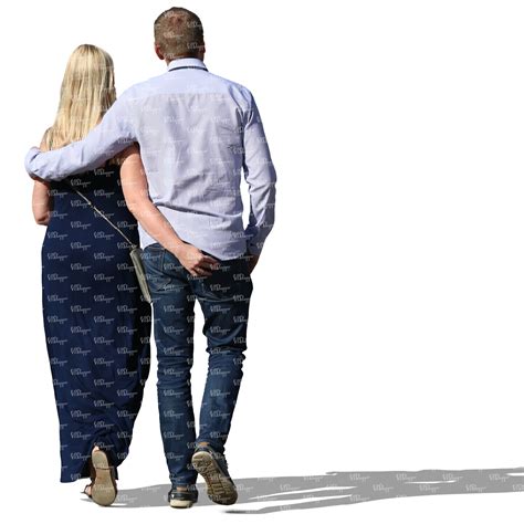 Couple Walking With Their Arms Around Each Other Vishopper