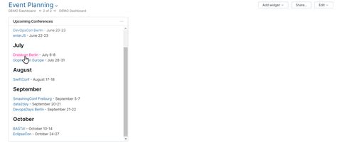 quick notes widgets youtrack server documentation