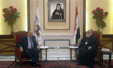 البطريرك يوحنا العاشر يستقبل وزير الاوقاف السوري Ορθοδοξία News Agency
