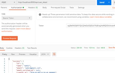 laravel 7 rest api with passport authentication tutorial xpertphp