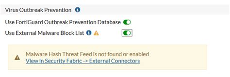 technical tip external malware hash block list fo fortinet community