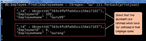 mongodb regular expression regex with examples