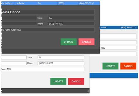 winforms skin colors and lookandfeel v18 2