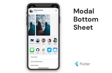 create awesome and powerful modal bottom sheets with flutter