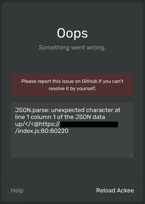 uncaught syntaxerror json parse errors · issue 297 · electerious