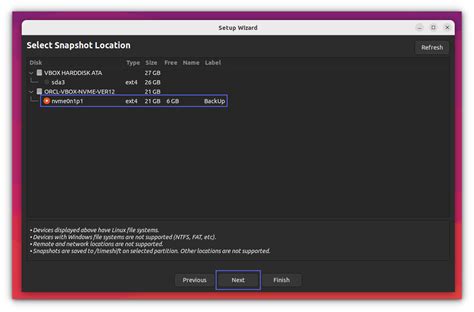 guide to backup and restore linux systems with timeshift