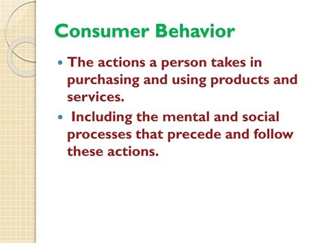 Ppt Consumer Behavior Chapter 1 “introduction And Objectives