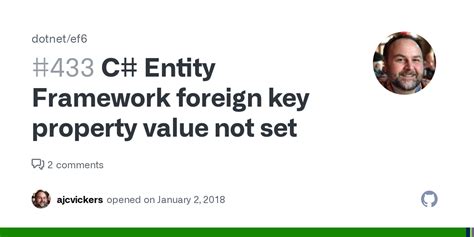 c entity framework foreign key property value not set · issue 433