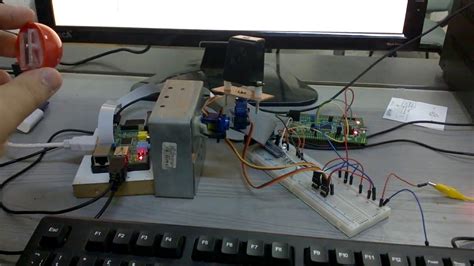 raspberry pi model b and stm32f4 discovery image