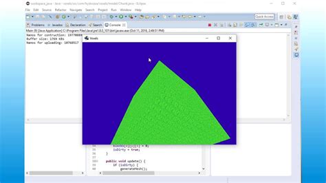 performance of voxel chunks in lwjgl youtube