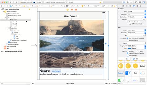 an introduction to stack views in ios 9 and xcode 7