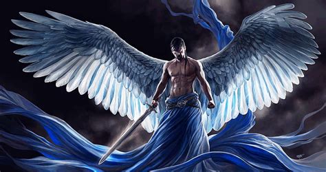 Cecilia Ritzhevin Gir Warrior Wings Cg Angel Game Sword Hd