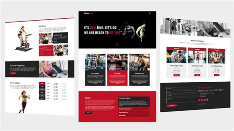 1 fitness and gym complete website template using by html css youtube