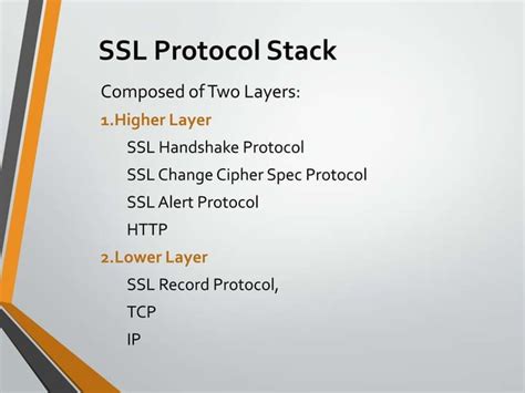 securing tcp connections using ssl ppt