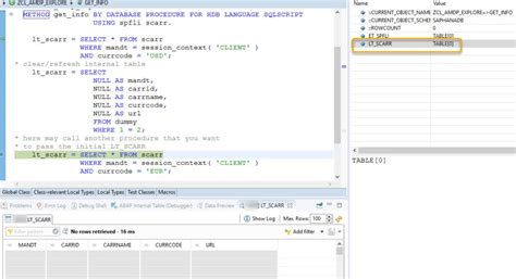 hana sql internal table operation 7 sapcodes