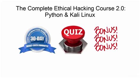 introduction complete ethical hacking course python and kali