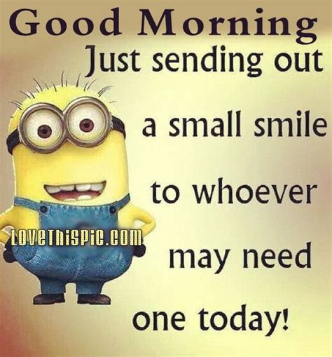 20 Awesome Good Morning Minion Quotes That You Will Love Good Morning
