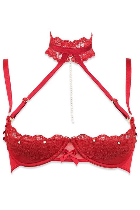 Sublimez Votre Féminité Avec Le Soutien Gorge Demi Sein Harnais Képi