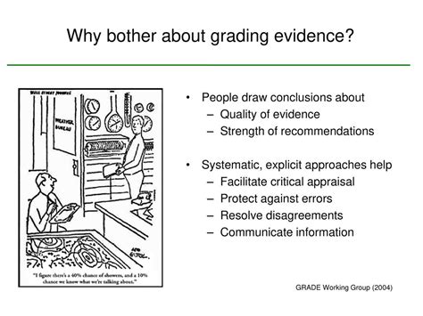 Overview Of The Grade Approach Selected Slides Ppt Download