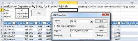 solved excel vba code to refresh connection to sql server stored