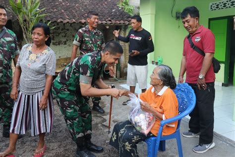 Wujud Empati Bupati Suwirta Dan Dandim Klungkung Serahkan Bantuan