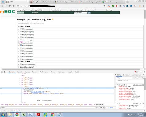 xpath for contains text web testing katalon community