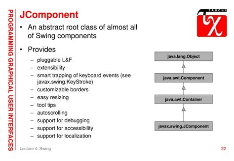 ppt the swing ui toolkit powerpoint presentation free download id