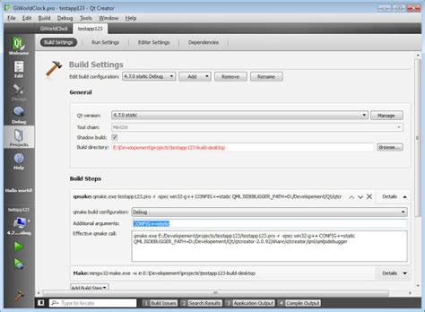 how to build a static qt version for windows with gcc qt