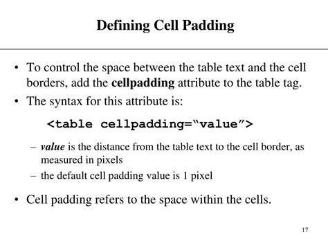 ppt using html tables powerpoint presentation free download id 179796
