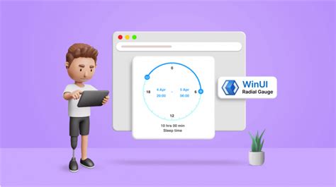 easily design a sleep tracker using winui radial gauge syncfusion blogs