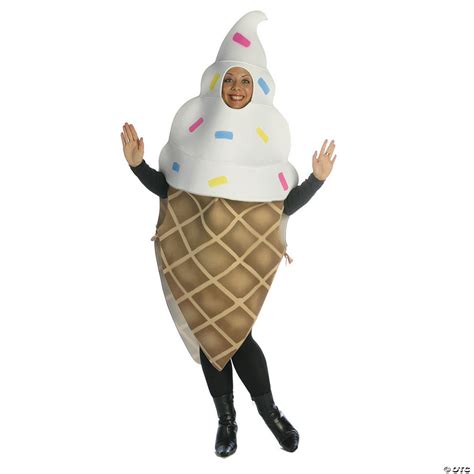 Adult Ice Cream Cone Costume Standard Oriental Trading