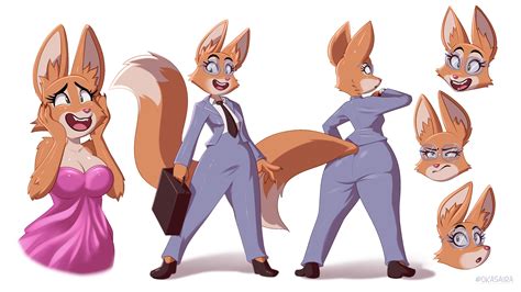 Diane Foxington By Okasaira On Newgrounds