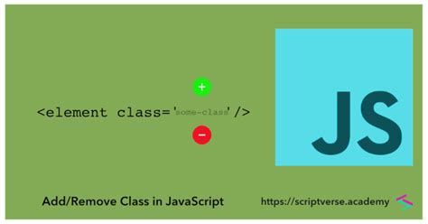 add remove and toggle css class in javascript without jquery