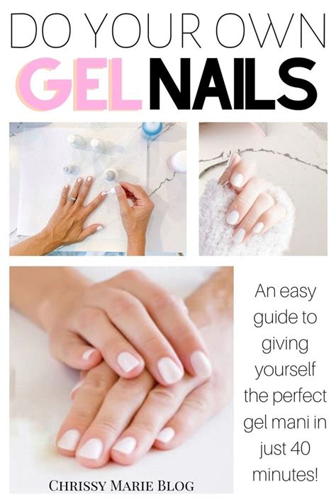 40 Minutes To Gel Nails At Home A Beginners Tutorial Gel Nail