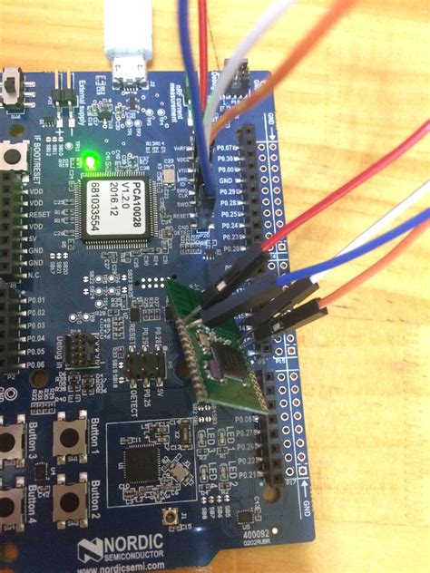 how can i use external j link on pca10028 nordic qanda nordic