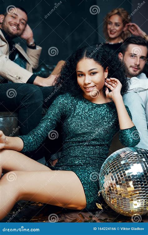 Diverse Group Of Happy Young Friends Having Fun Enjoying Party And