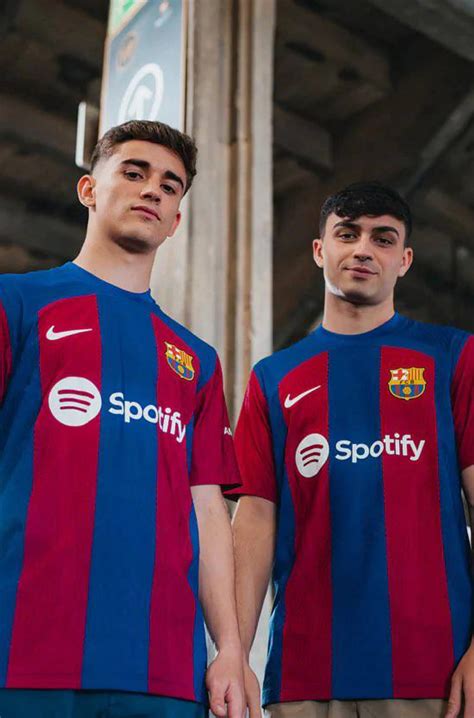 Officiel Le Barça Dévoile Son Maillot Domicile Pour La Saison 2023 24