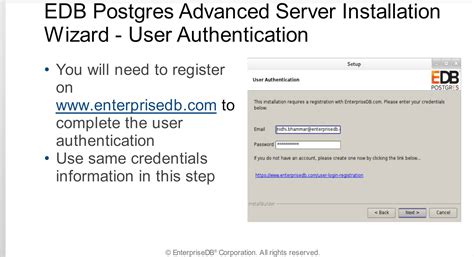 module 3 edb postgres advanced server installation