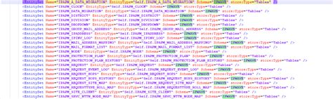 oracle db edmx switch between prod test stage schema