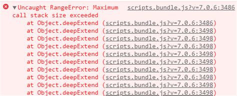 [bug] angular 6 uncaught rangeerror maximum call stack size exceeded