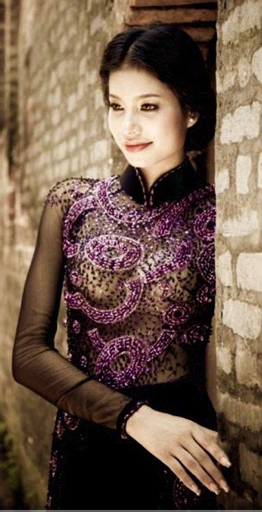 Pham Huong In Modern Ao Dai Designed By Duc Hung Áo Dài Phong Cách