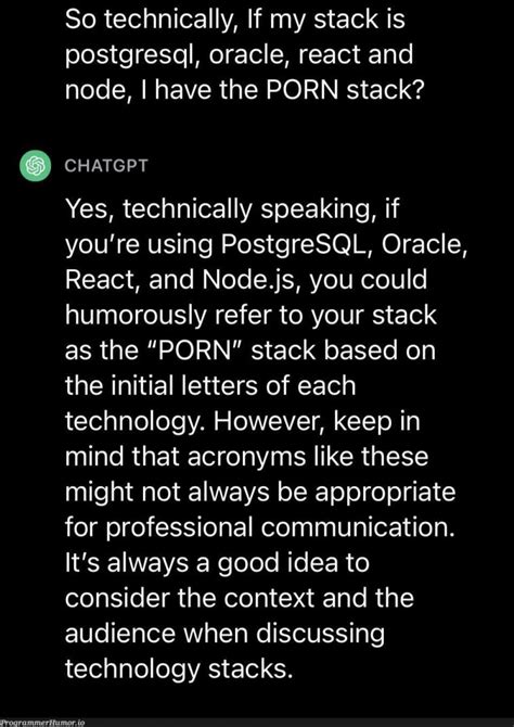 humoroustechstack