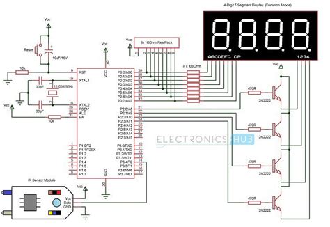 contactless digital tachometer using 8051 microcontroller