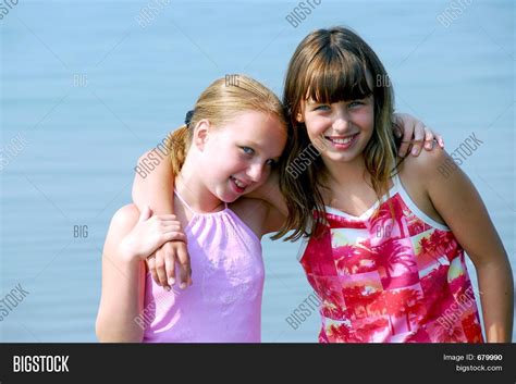 Two Preteen Girls Image And Photo Free Trial Bigstock