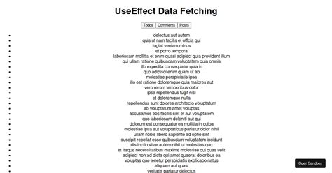 useeffect fetch data codesandbox