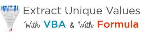 how to extract unique values from a range 2 ways goodly