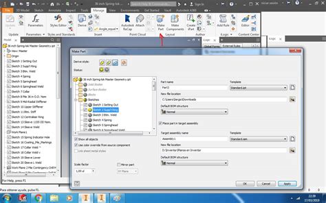 solved best practise when creating parts within an assembly