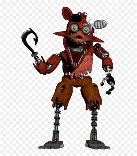 Withered Foxy Five Nights At Freddys 2 Hd Png Download Vhv