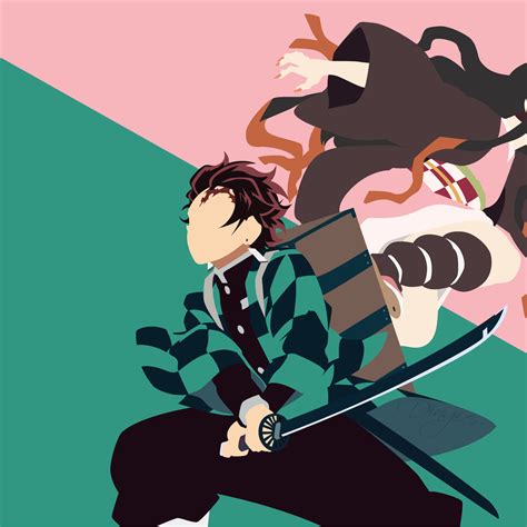 2932x2932 Demon Slayer Kimetsu No Yaiba 4k Minimal Ipad Pro Retina