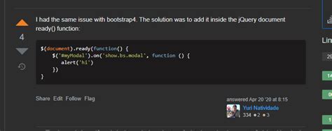 javascript bootstrap modal dialogs shown bs modal event doesn t